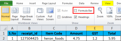 Formula Bar in Excel | How to Use Formula Bar (Formula,Examples)