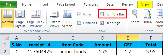 Formula Bar In Excel How To Use Formula Bar Formula Examples 2022 
