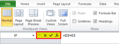 Formula Bar in Excel | How to Use Formula Bar (Formula,Examples)