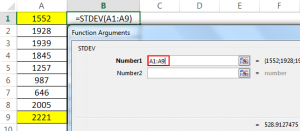 STDEV Function in Excel (Formula, Examples) | How to use STDEV?