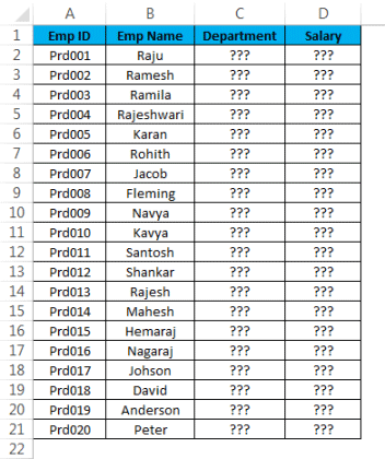 Merge Two Tables in Excel (Examples) | How to Merge Two Tables?
