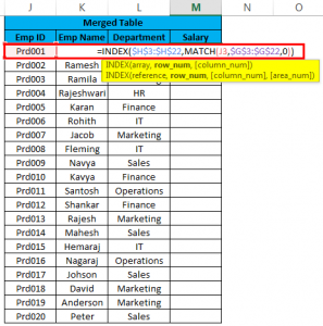 Merge Two Tables in Excel (Examples) | How to Merge Two Tables?