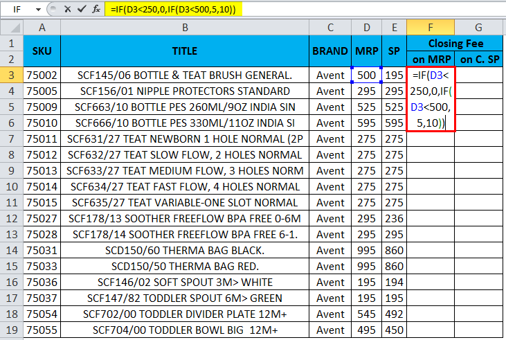 Ifs Formula Google Sheets Sablyan