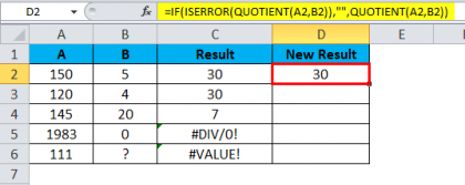 QUOTIENT in Excel (Formula, Examples) | Uses of QUOTIENT Function