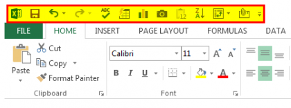 Quick Access Toolbar in Excel | How to use Quick Access Toolbar?