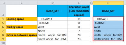 How To Remove Spaces in Excel with Different Ways | Educba