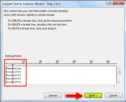 Separate text in Excel (Examples) | How to Separate text?