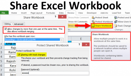 Share Excel Workbook (Examples) | How to Use Share Excel Workbook?