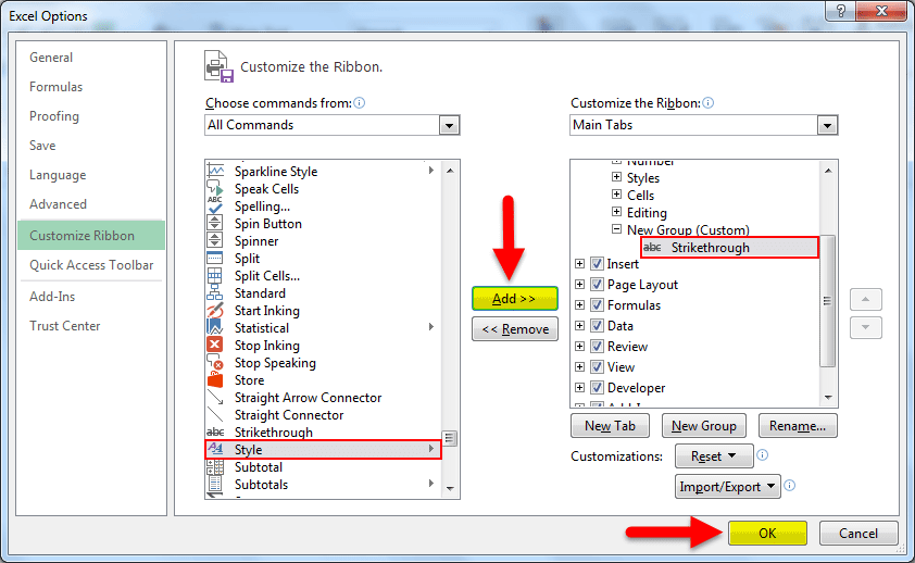 Strikethrough In Excel Examples How To Strikethrough 