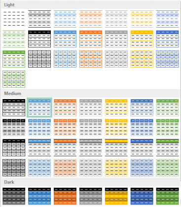 Table Styles in Excel (Examples) | How to Apply Table Styles?
