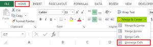 Unmerge Cells in Excel (Examples) | How to Unmerge Cells?