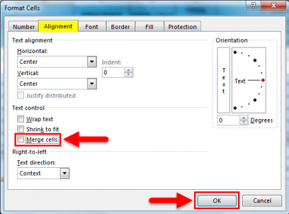 Unmerge Cells in Excel (Examples) | How to Unmerge Cells?