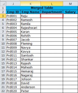 Merge Two Tables in Excel (Examples) | How to Merge Two Tables?