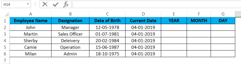 Calculate Age in Excel - Formula, Examples, How To Use It Calculate Age?