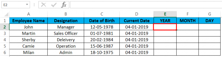 Calculate Age in Excel - Formula, Examples, How To Use It Calculate Age?