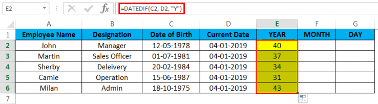 Calculate Age in Excel - Formula, Examples, How To Use It Calculate Age?