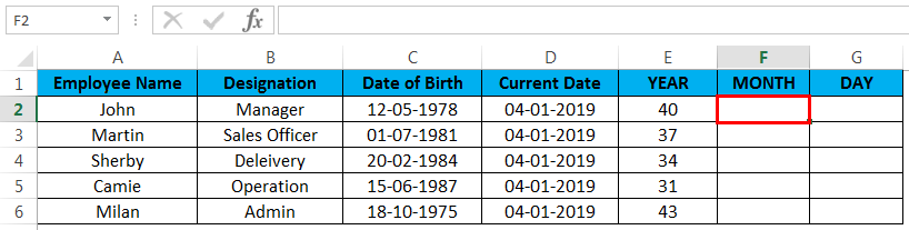 Calculate Age In Excel Formula Examples How To Use It Calculate Age 