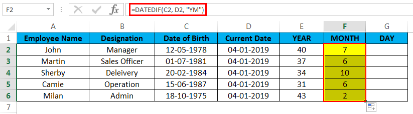 Tether Rel gio Fertilizante Excel Calculate Age From Date Entrada 