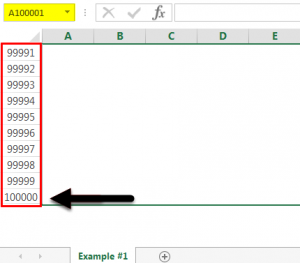Row Limit in Excel | Steps & shortcut Keys to apply Row Limit