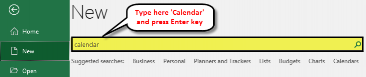 Calendar In Excel How To Use Calendar In Excel 