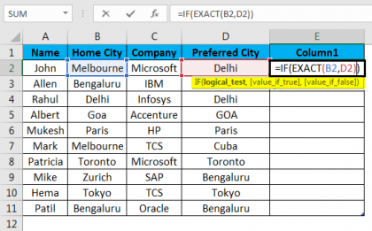 Compare Text in Excel | Methods to Compare Text with Examples