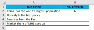 Count Words in Excel (Examples) | How To Count Words in Excel?
