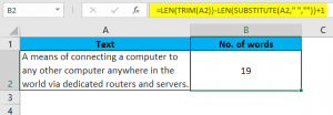 Count Words in Excel (Examples) | How To Count Words in Excel?