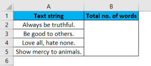 Count Words in Excel (Examples) | How To Count Words in Excel?