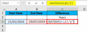 DATEDIF in Excel (Formula, Example) | How To Use DATEDIF Function?