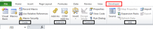 Developer Tab in Excel | Developer Tab Sections & its Various Uses