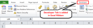 Developer Tab in Excel | Developer Tab Sections & its Various Uses