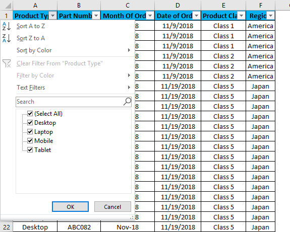 Filter Column In Excel Example How To Filter A Column In Excel 