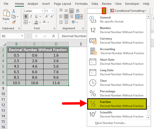 Fractions In Excel Uses Examples How To Use Fractions In Excel 