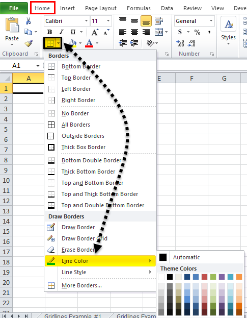 Gridlines In Excel How To Add And Remove Gridlines In Excel 
