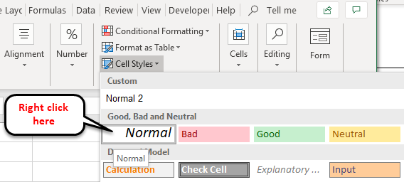 Header Row In Excel How To Turn On Or Off Header Row In Excel 