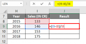 Formula to Calculate Percentage Increased in Excel | Educba