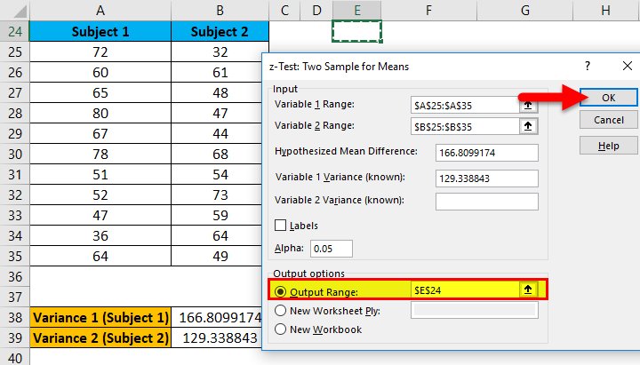 Z TEST In Excel Formula Examples How To Use Z TEST Function 