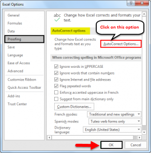 AutoCorrect in Excel | How to use AutoCorrect Options in Excel?