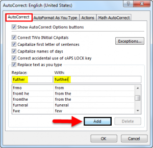 AutoCorrect in Excel | How to use AutoCorrect Options in Excel?