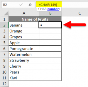 Bullet Points in Excel | How to add Bullet Points in Excel?