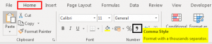 Comma Style in Excel | How to Apply Comma Style in Excel?