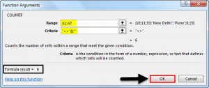COUNTIF Not Blank in Excel | (Formula, Example) How to Use?