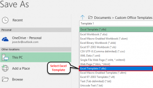 Create Templates in Excel (Examples) | How To Create Excel Template?