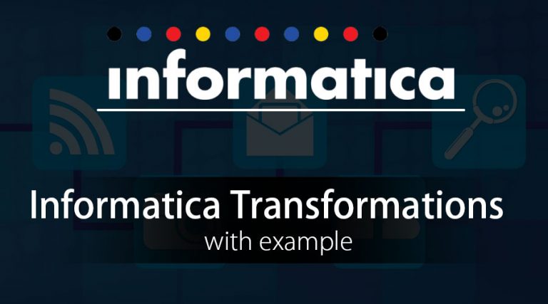 Transformations in Informatica with Example | Types of Transformation