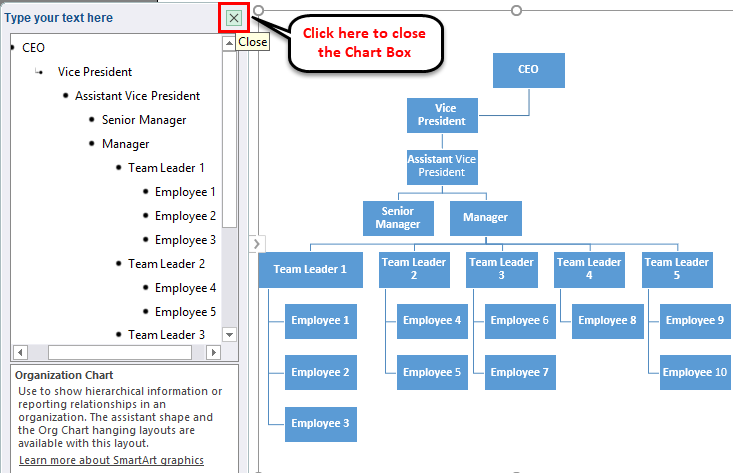 How To Create A Hierarchy Chart In Excel