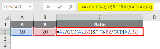 Ratio In Excel How To Calculate Ratio In Excel Formula Examples 