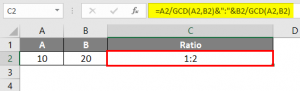 Ratio in Excel | How to Calculate Ratio in Excel? (Formula & Examples)