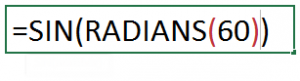 SIN Function in Excel | How to use SIN Function in Excel?