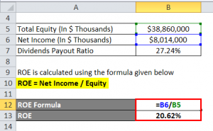Sustainable Growth Rate Formula | Calculator (Excel template)