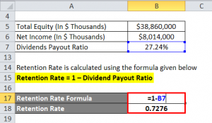 Sustainable Growth Rate Formula | Calculator (Excel template)